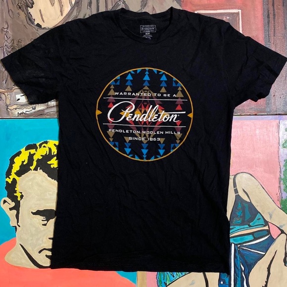 Pendleton | Shirts | Pendleton Native Print Spelled Out Graphic Shirt ...